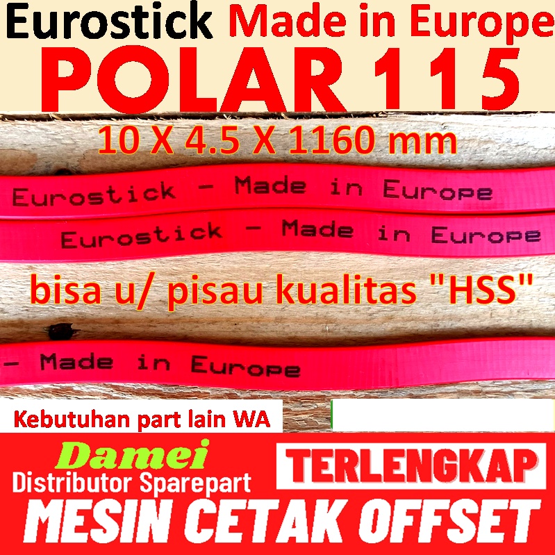 Jual Cutting Stick Polar 115 Tatakan Mesin Potong Kertas Offset Cutting ...