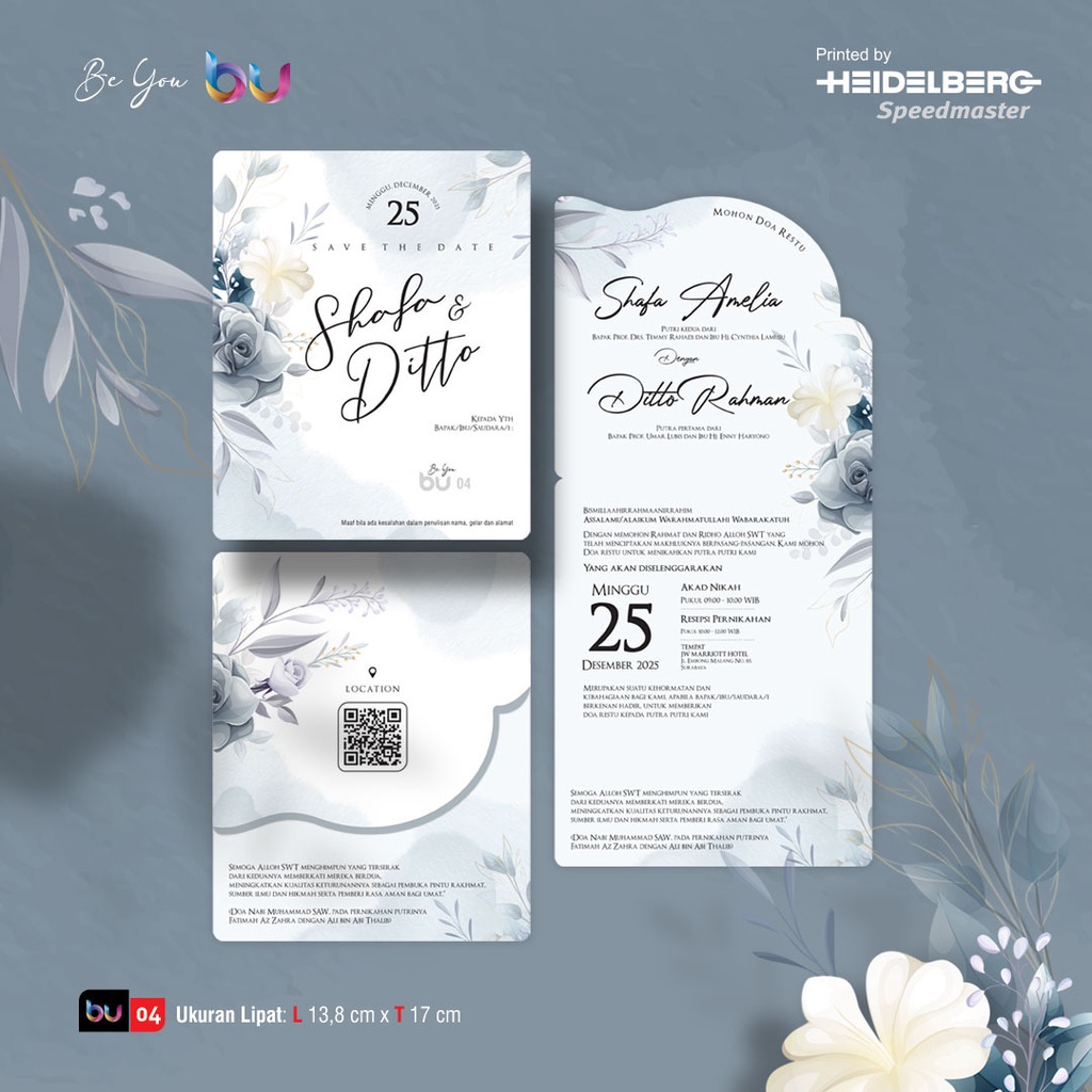 Jual Java Be You (BU 04) Blanko Undangan | Blangko Undangan | Undangan ...