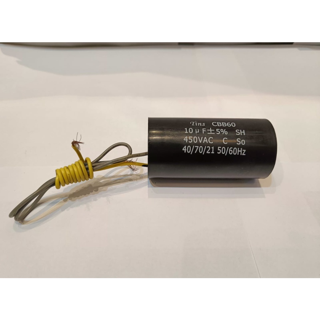 Jual Kapasitor Motor Pengering Mesin Cuci 10MF 10UF | Shopee Indonesia