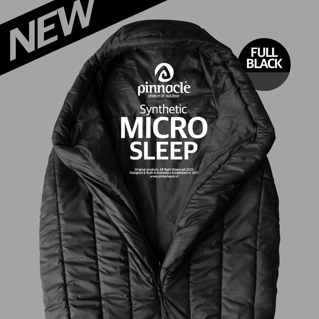Jual Pinnacle Micro Sleep Syn - Full Black | Shopee Indonesia