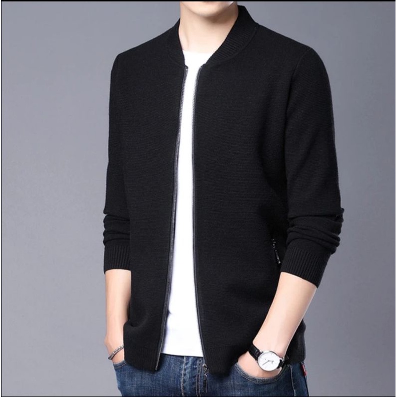 Jual Sweater jaket Pria Rajut Resleting #rajutpria #jaketpria # ...