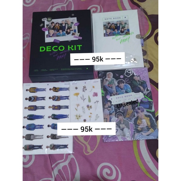 Jual SHARING DECO KIT BTS NAMJOON RM SEOKJIN JIN YOONGI SUGA HOSEOK JHOPE JIMIN TAEHYUNG V ...