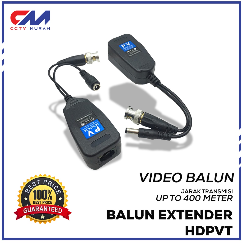 Jual VIDEO BALUN AHD UTP CAT 5/CAT5E/CAT 6 UP TO 1080P | Shopee Indonesia