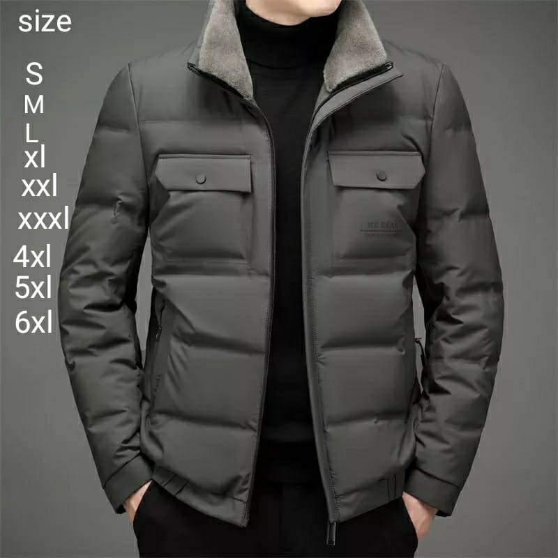 Jual Jaket Pria Winter Kerah Bulu Jaket Tebal Musim Dingin Semua Musim | Shopee Indonesia
