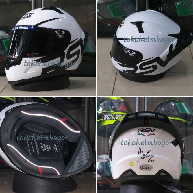 Jual Rsv Ff500 Typography Visor Smoke Dan Spoiler Gpr | Shopee Indonesia