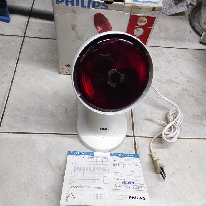 Jual Lampu Infraphil Infrared Philips Hp3616 Hp 3616 Original #Original ...