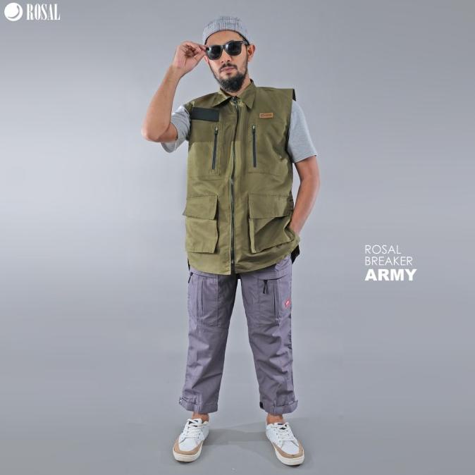 Jual New! Rompi Pria Muslim Dewasa - Rosal Breaker - Rompi Kegiatan ...