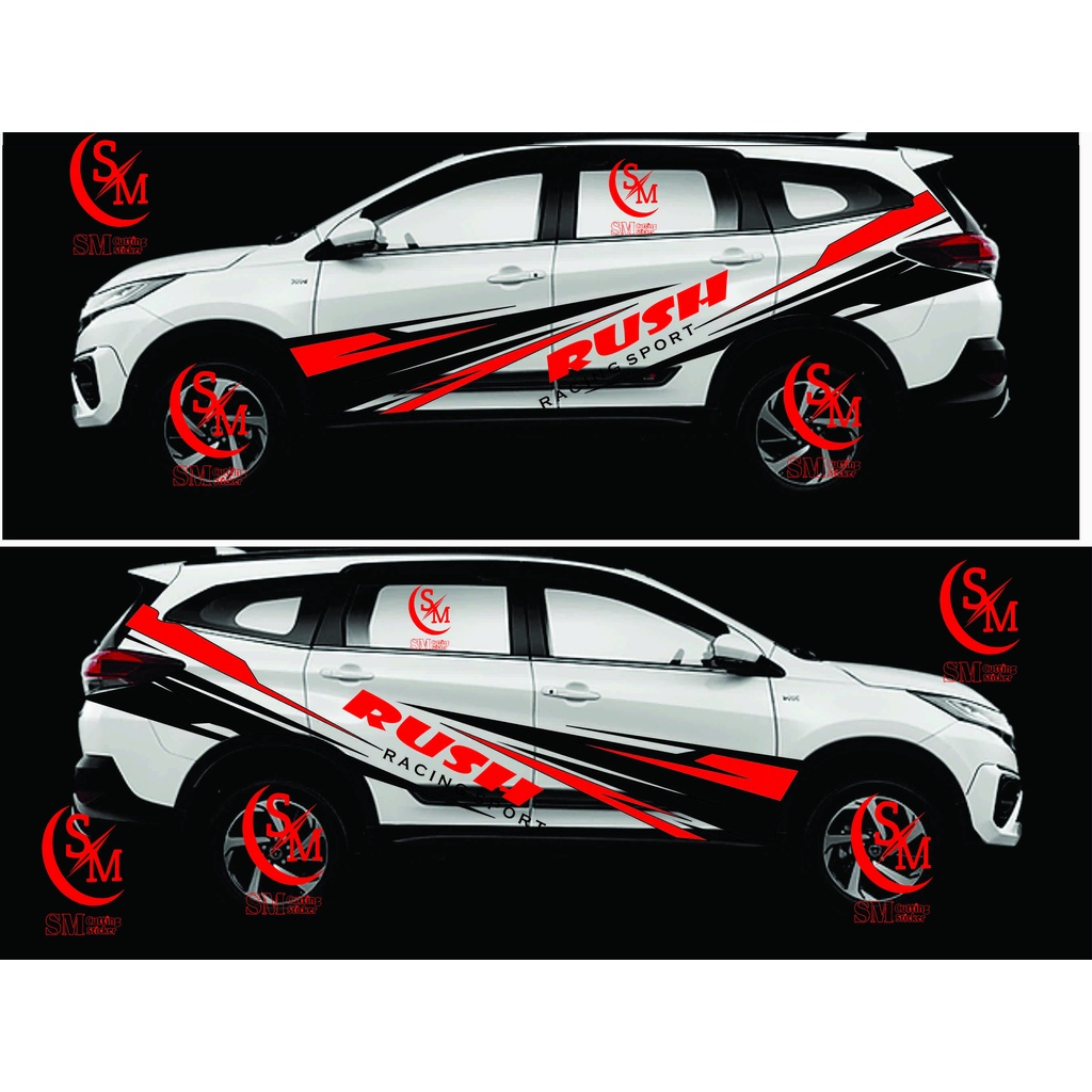 Jual STIKER MOBIL RUSH TERBARU CUTING STICKER MOBIL RUSH NEWWW | Shopee ...