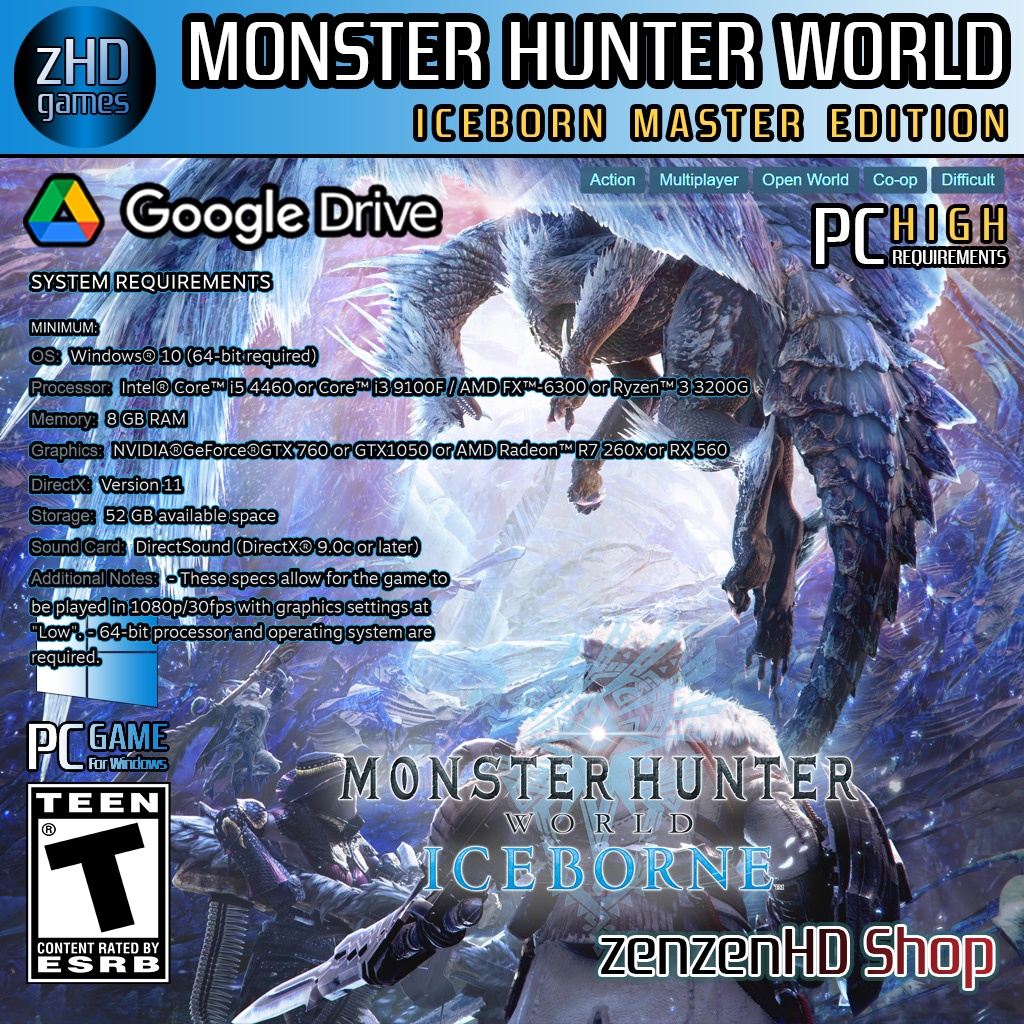 Jual MONSTER HUNTER WORLD - ICEBORNE MASTER EDITION | PC Games | Shopee Indonesia