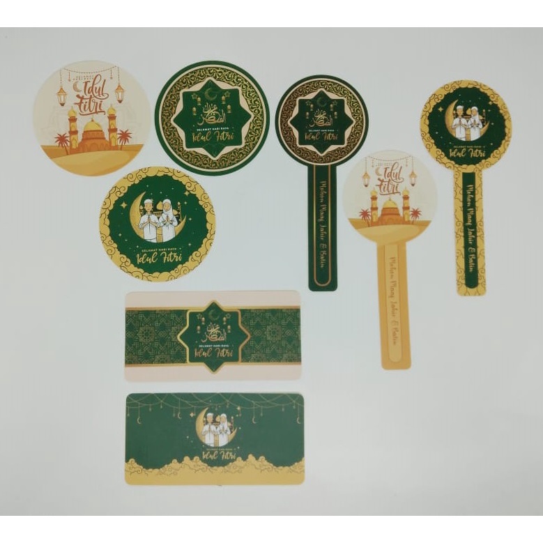 Jual STICKER LEBARAN *SELAMAT HARI RAYA IDUL FITRI* 1 PACK (10 PCS ...