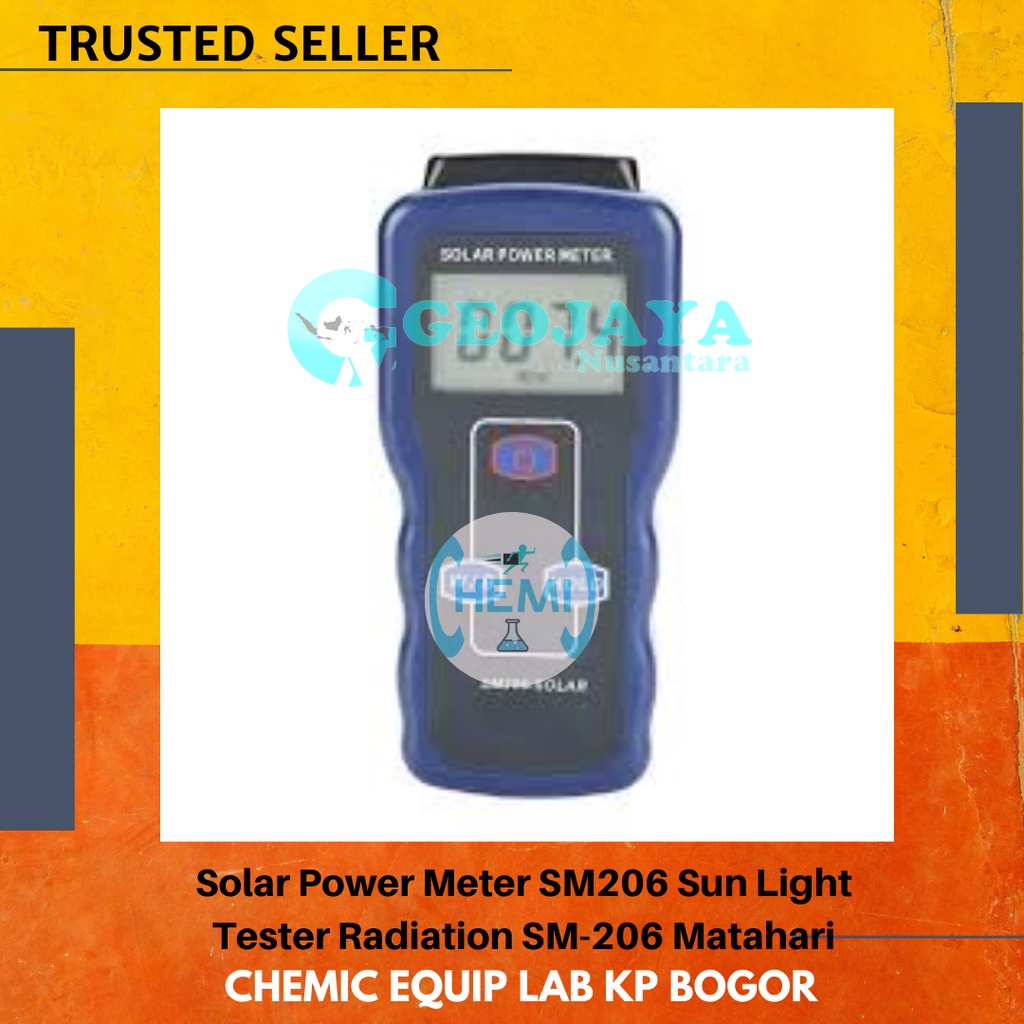 Jual Solar Power Meter SM206 Sun Light Tester Radiation SM-206 Matahari ...