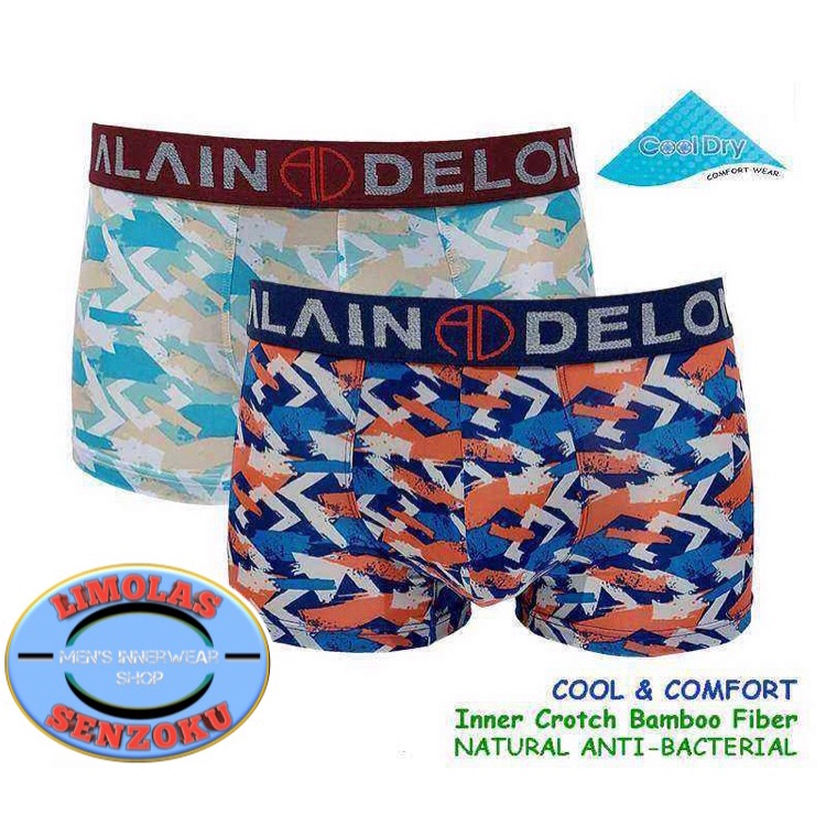 Jual Alain Delon Superfine Microfiber Spandex Shorty 2in1 ADU3024-S2 ...