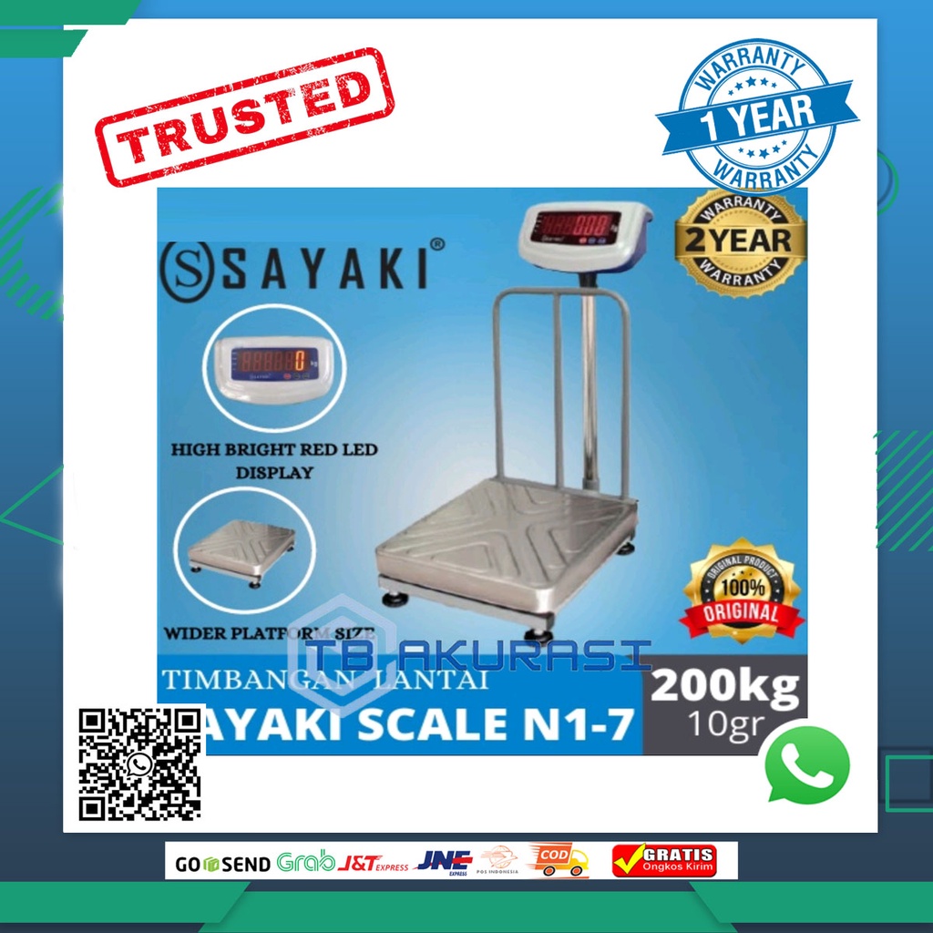 Jual Timbangan Barang Digital Sayaki N1-7 + Pagar Paket Ekspedisi Toko ...