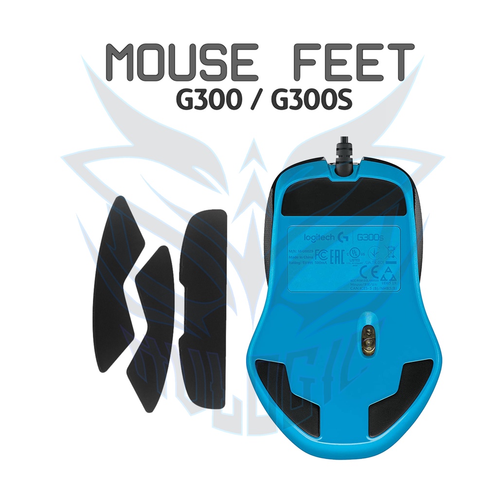 Jual Mouse Feet Glide Logitech G300 / G300S - Mousefeet Skates PTFE ...