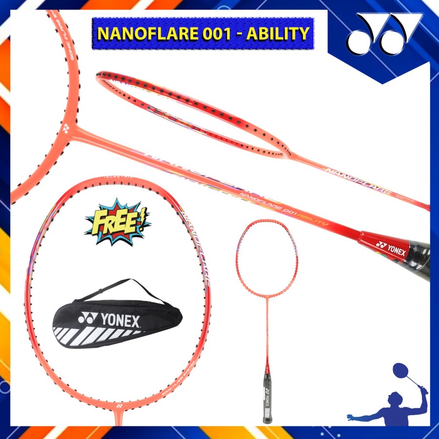 Jual RAKET BADMINTON YONEX NANOFLARE 001 ABILITY ORIGINAL NEW COLOR 2023 | Shopee Indonesia