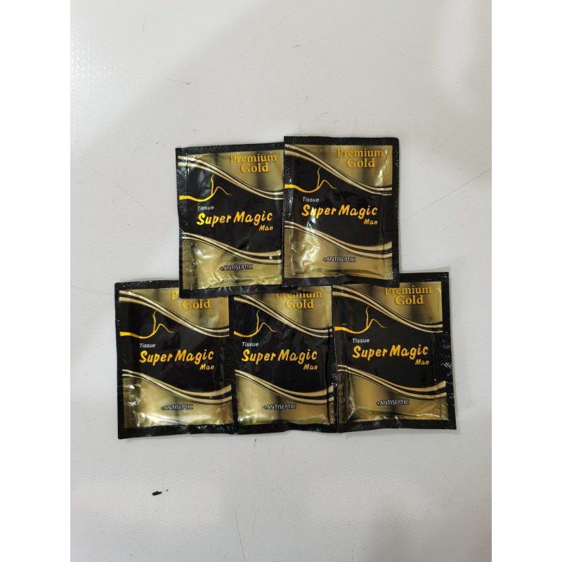 Jual TERMURAH !! TISSUE SUPER MAGIC MAN PREMIUM GOLD ISI 3 SACHET ...