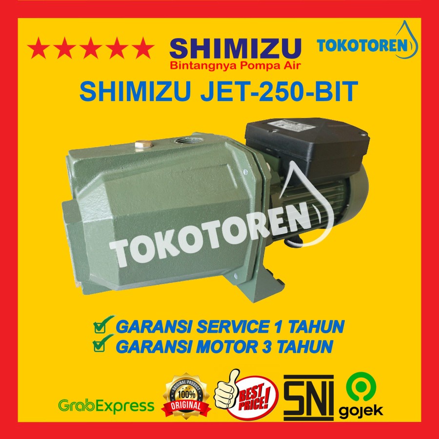 Jual SHIMIZU JET 250 BIT SEMIJET GARANSI RESMI ORIGINAL | Shopee Indonesia