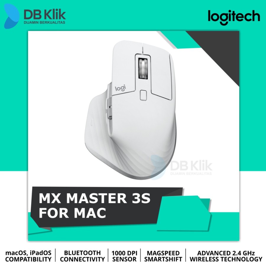 Jual Mouse Logitech MX Master 3S Wireless Bluetooth 1000DPI for Mac ...