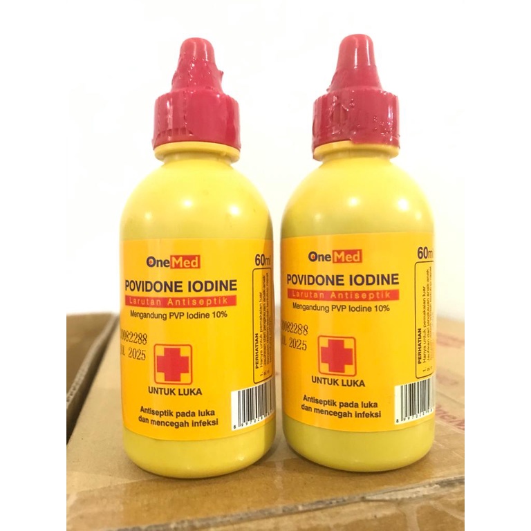 Jual pevidone iodine betadine OneMed obat luka merah | Shopee Indonesia