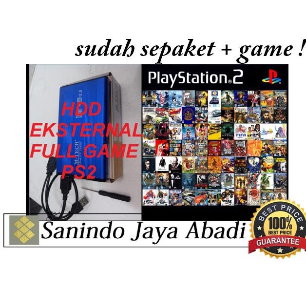 Jual HDD HARDDISK USB 40GB ISI GAME PS2 PLUS CASING - Chalieesta ...