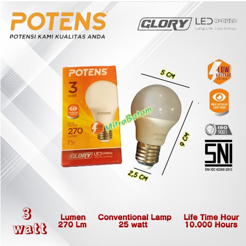 Jual Lampu Potens LED 3 Watt ( Batam ) | Shopee Indonesia