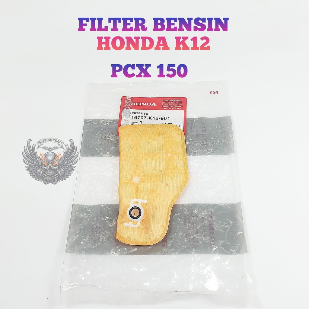 Jual FILTER BENSIN HONDA K12 PCX 150 KUALITAS ORIGINAL HONDA AHM PRESISI BENSIN JADI BERSIH ...