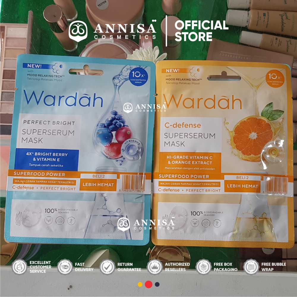 Jual Wardah Super Serum Mask 20 ml | Shopee Indonesia