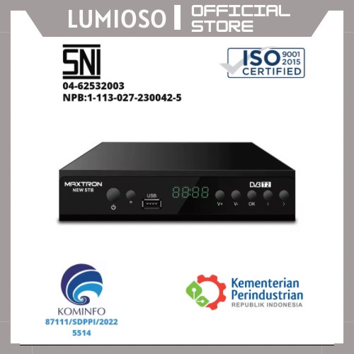 Jual [COD] Maxtron Set Top Box STB Digital DVB Full HD Receiver TV ...
