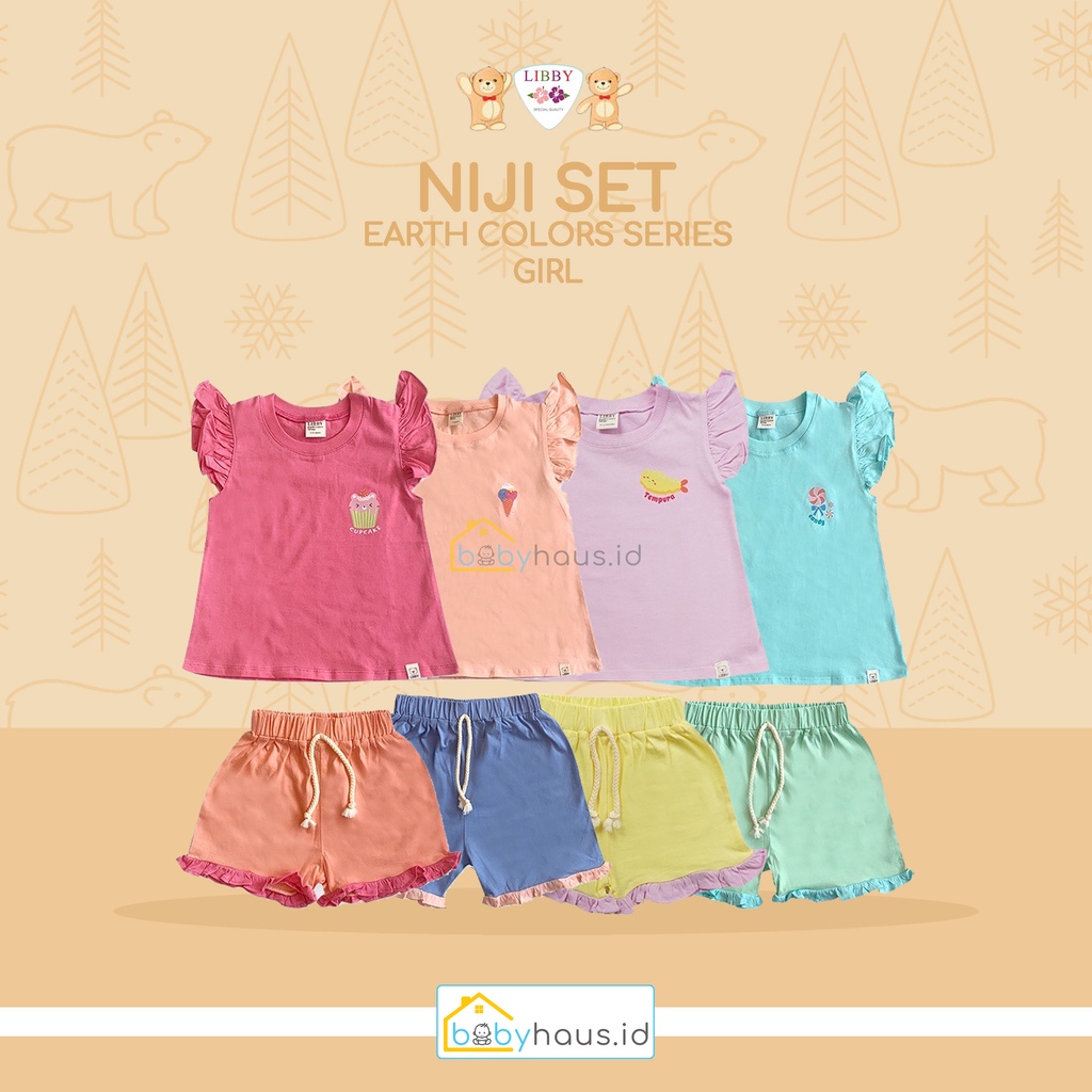 Jual LIBBY - EARTH COLORS SERIES NIJI SET GIRL | Shopee Indonesia