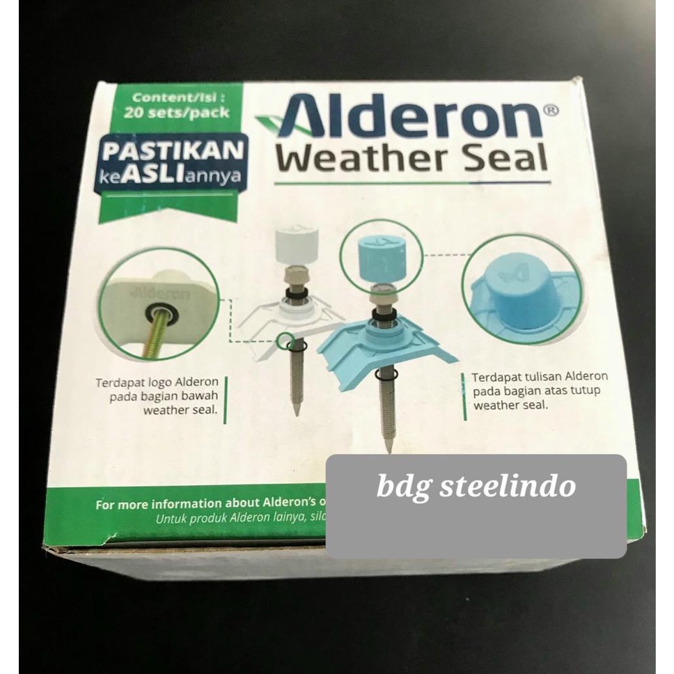 Jual Baut Roofing Alderon 830 Twinwall / Skrup Ruping Weather Seal ...