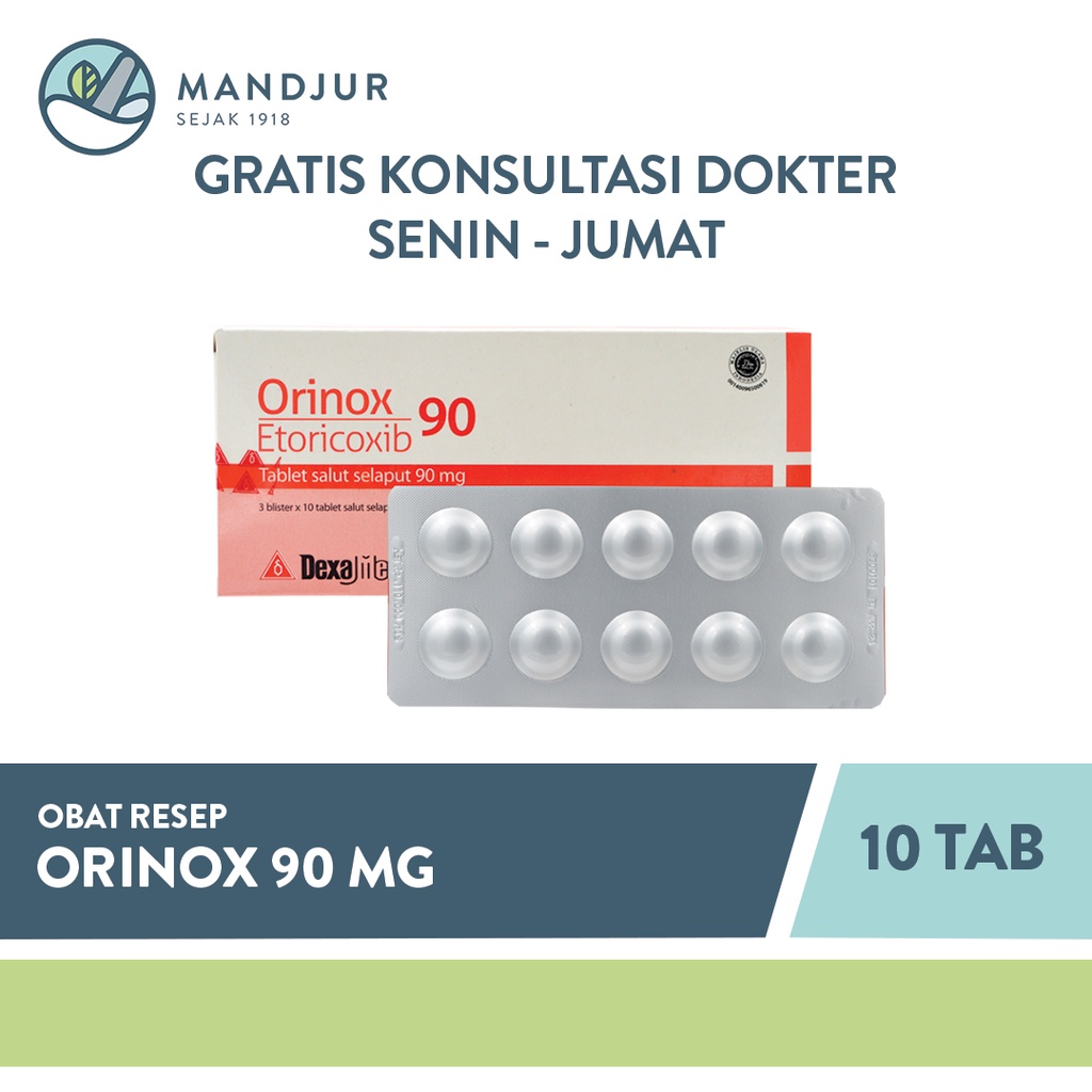 Jual Orinox 90 mg 10 Tablet | Shopee Indonesia