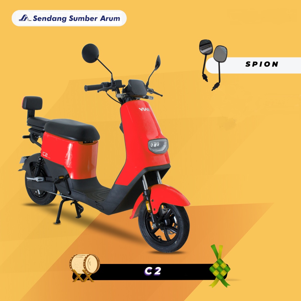 Jual Sepeda Listrik Murah Viar C2 (Nasional) Garansi Resmi | Shopee ...