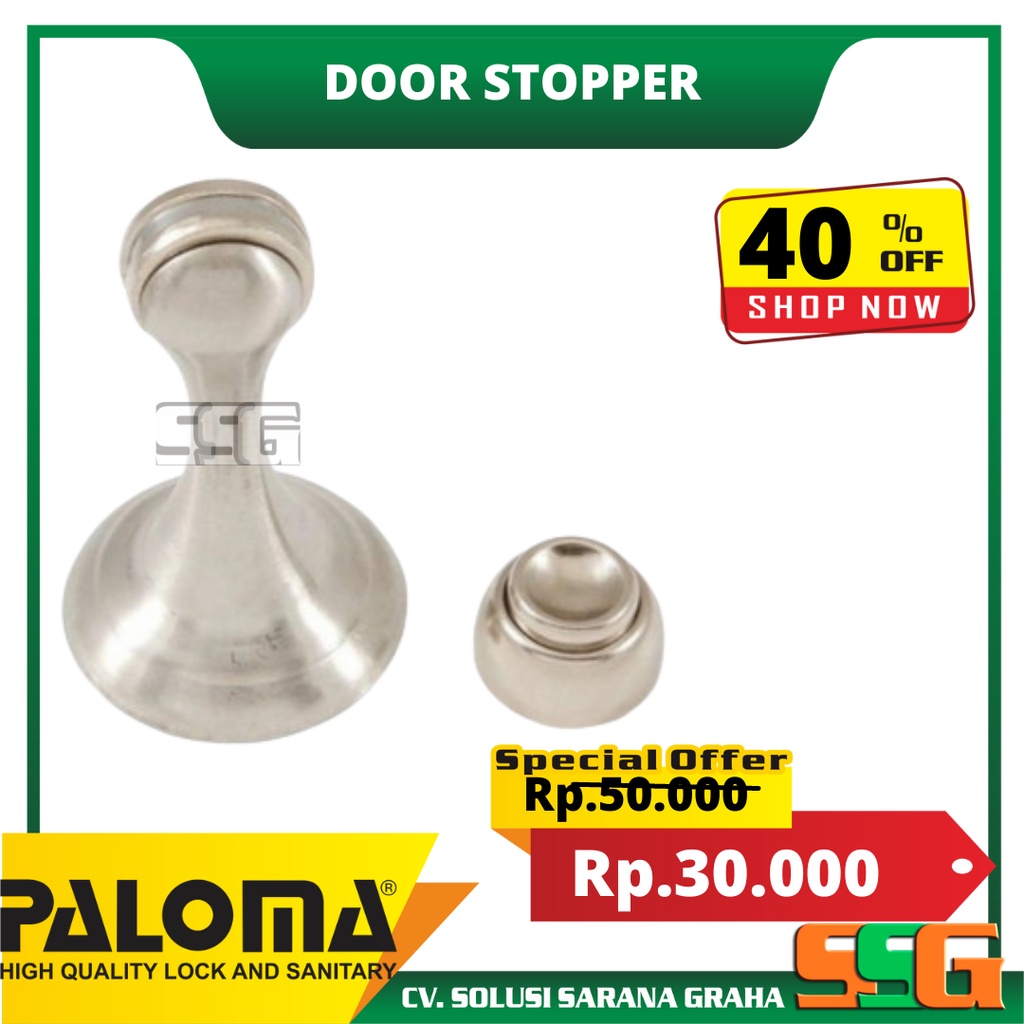 Jual Door Stopper Magnet Paloma DSP401 Aksesoris Pintu Penahan Pintu ...