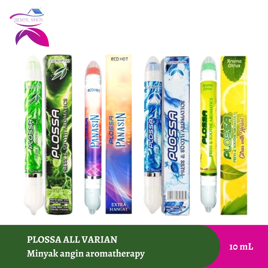 Jual Plossa Minyak Angin Aromatherapy 10 ml All Varian | Shopee Indonesia