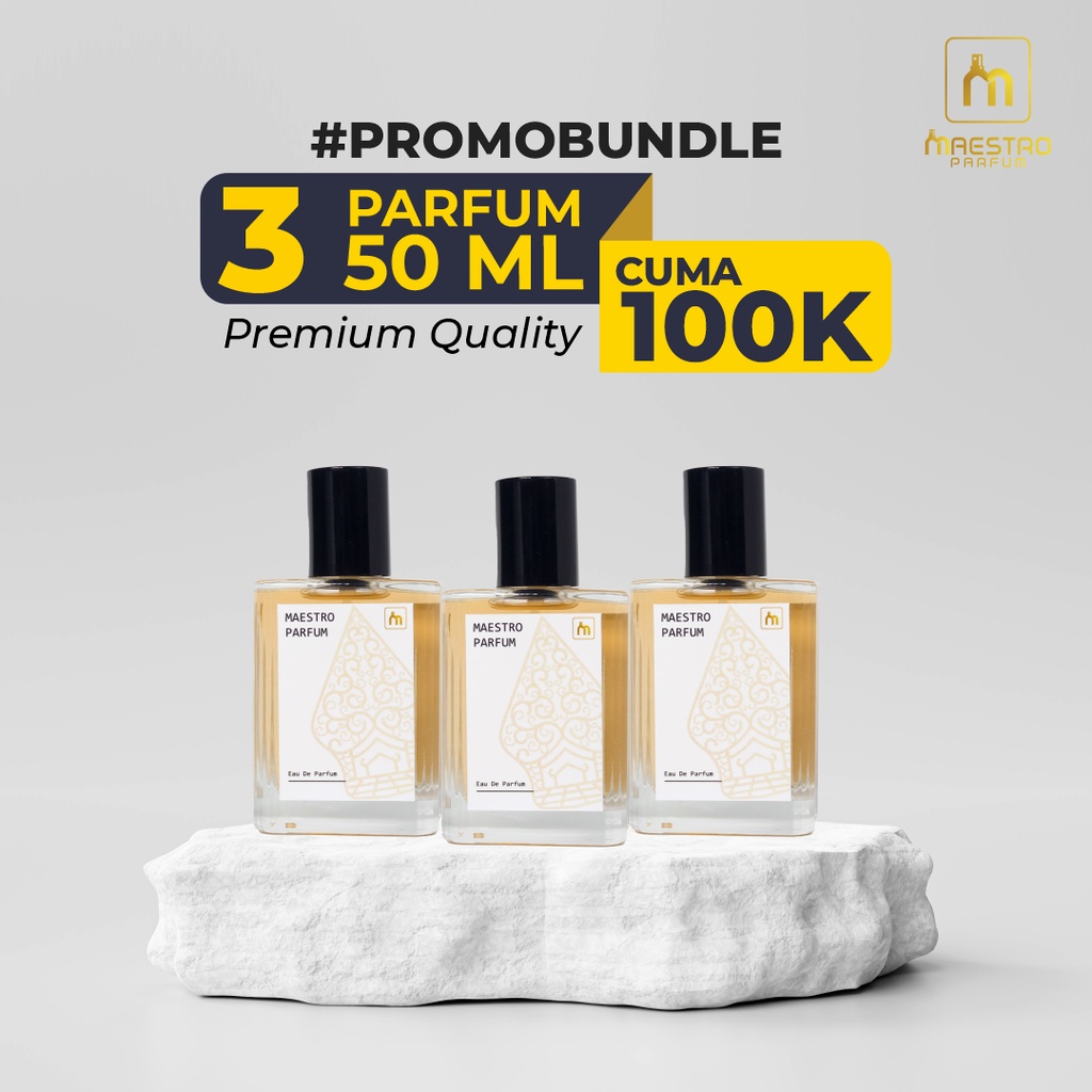 Jual Parfum Pria dan Wanita Special Bundling 50ml 3pcs Parfume Unisex ...
