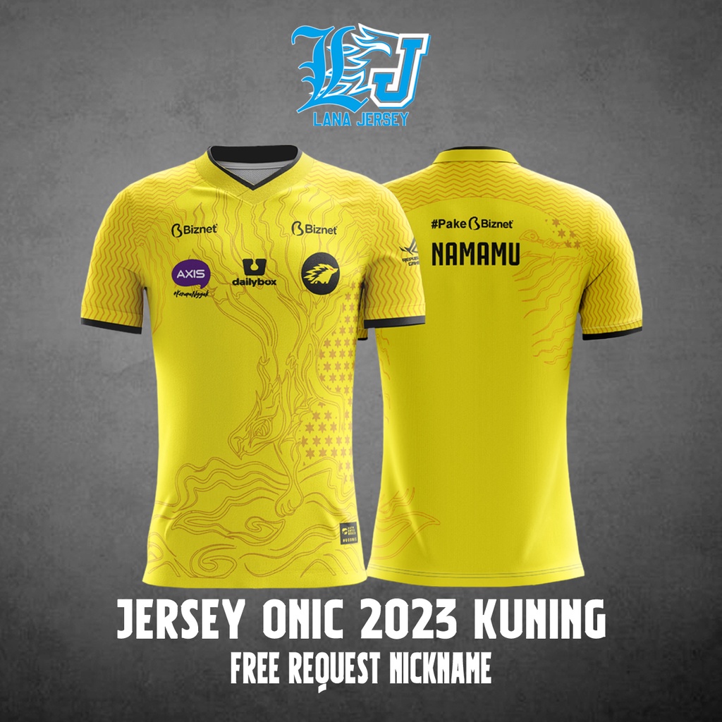 Jual JERSEY ONIC ID TERBARU 2023 MPL S11 free custom nickname | Shopee ...