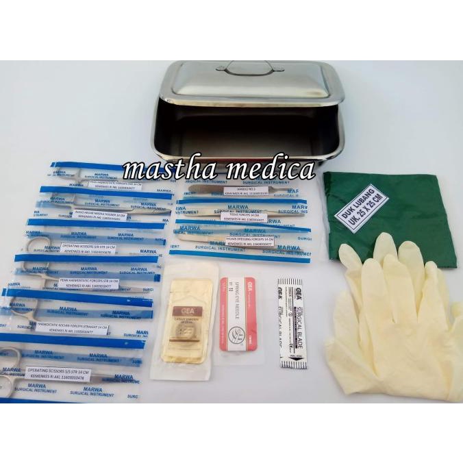 Jual Minor Set Alat Bedah Intrumen Operasi kecil Sirkumsisi Khitan ...