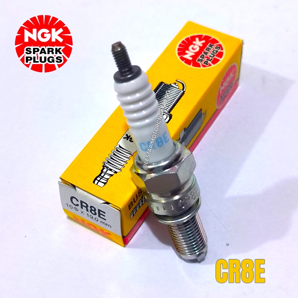 Jual BUSI NGK CR8E NINJA 250 SATRIA F150 MX KING VIXION CS1 100% ORIGINAL | Shopee Indonesia