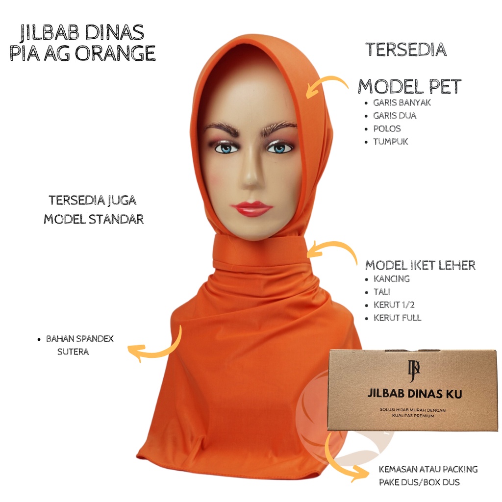 Jual HIJAB DINAS PERAWAT BIDAN ( KEJAKSAAN/SATPOL PP/ASN PNS PEMDA/PIA ...