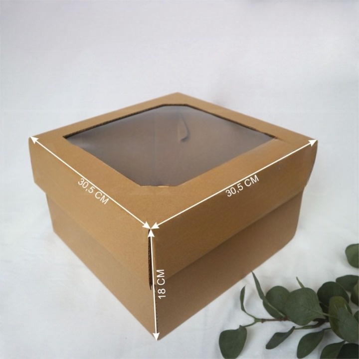 Jual (10 pcs) Dus Mika Die Cut Box Kotak Roti Bolu Kardus Parcel Marmer ...