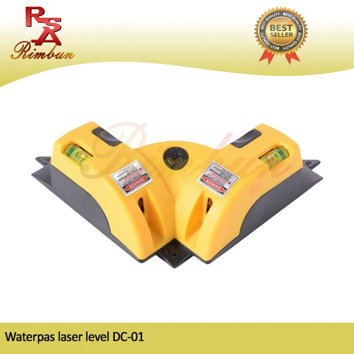 Jual Waterpass Alat Laser Siku DC01 membantu pasang keramik Line Sudut ...