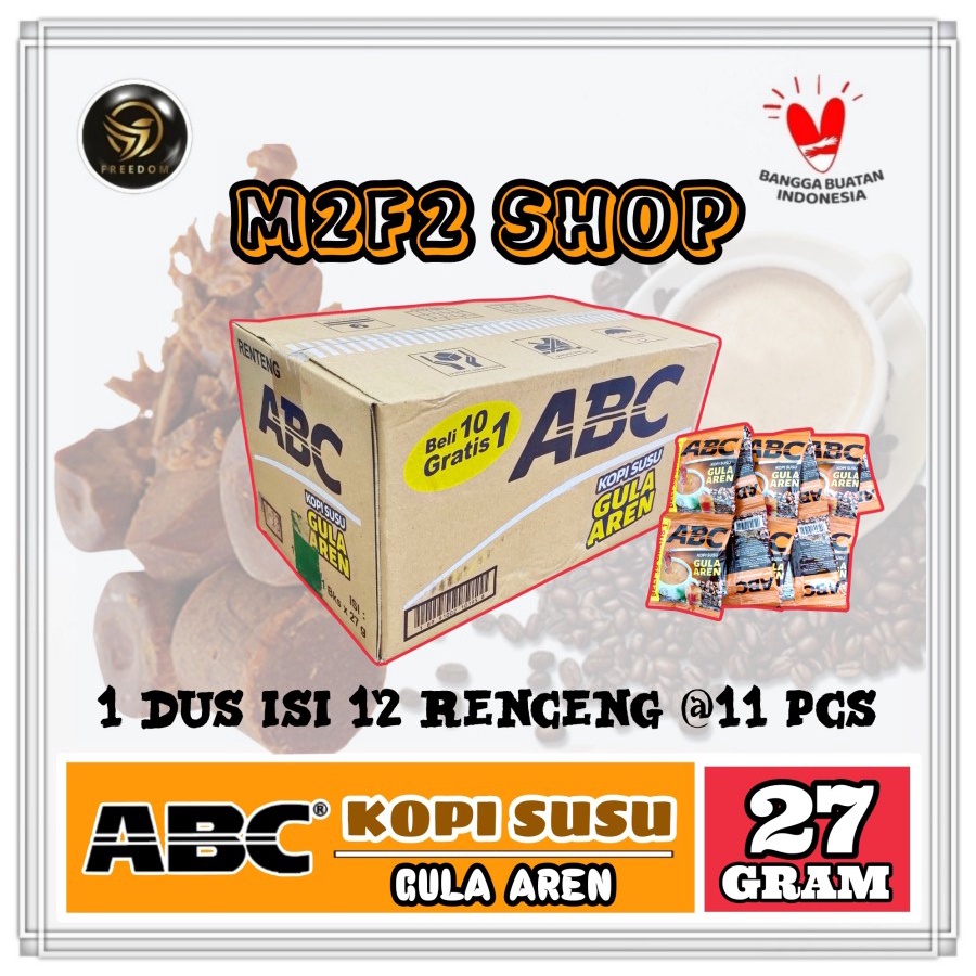 Jual ABC Kopi Susu dan Gula Aren Sachet - 27 gr (Kemasan Karton ...