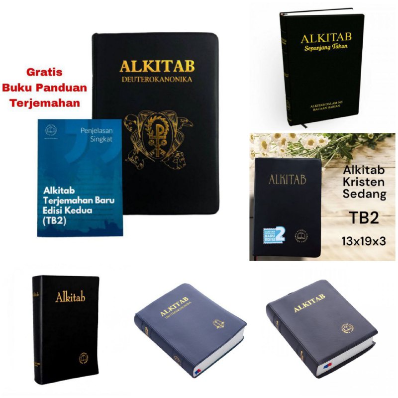 Jual Aneka Alkitab Katolik Deuterokanonika dan Alkitab Kristen ...