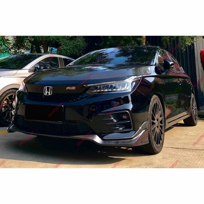 Jual Promo front lips city hatchback type R style Carbon fiber | Shopee ...