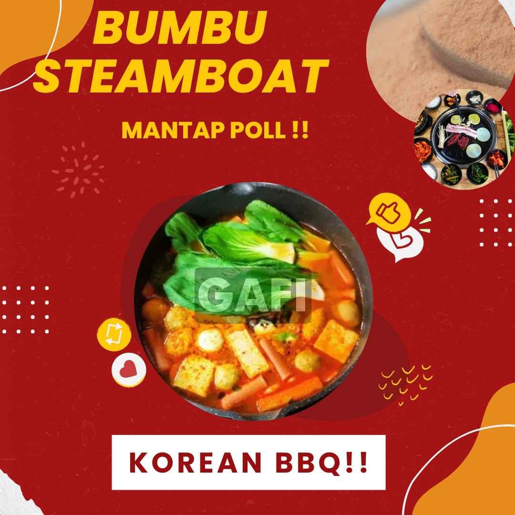 Jual BUMBU Bubuk SUKI INSTAN Korean BBQ 1 Kg Steamboat Shabu Hotpot ...