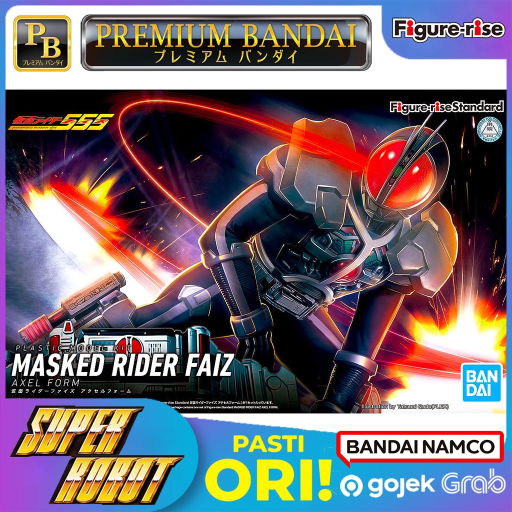Jual BANDAI Figure Rise Standard Masked Kamen Rider FAIZ Axel Form P-BANDAI Limited | Shopee ...