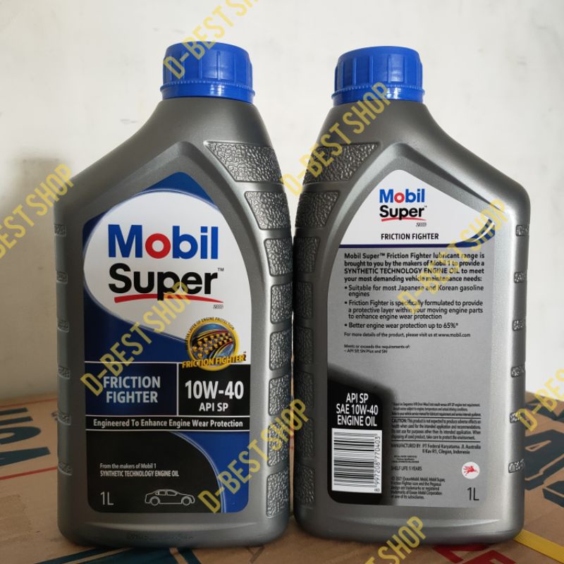 Jual Oli mobil bensin "Mobil1" Super 2000 SAE 10W/40 - 1 liter | Shopee ...