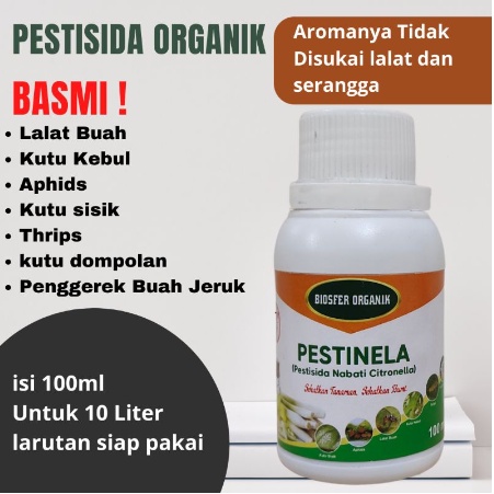 Jual Pestinela Pestisida Organik 100ml Insektisida Alami Basmi Lalat ...