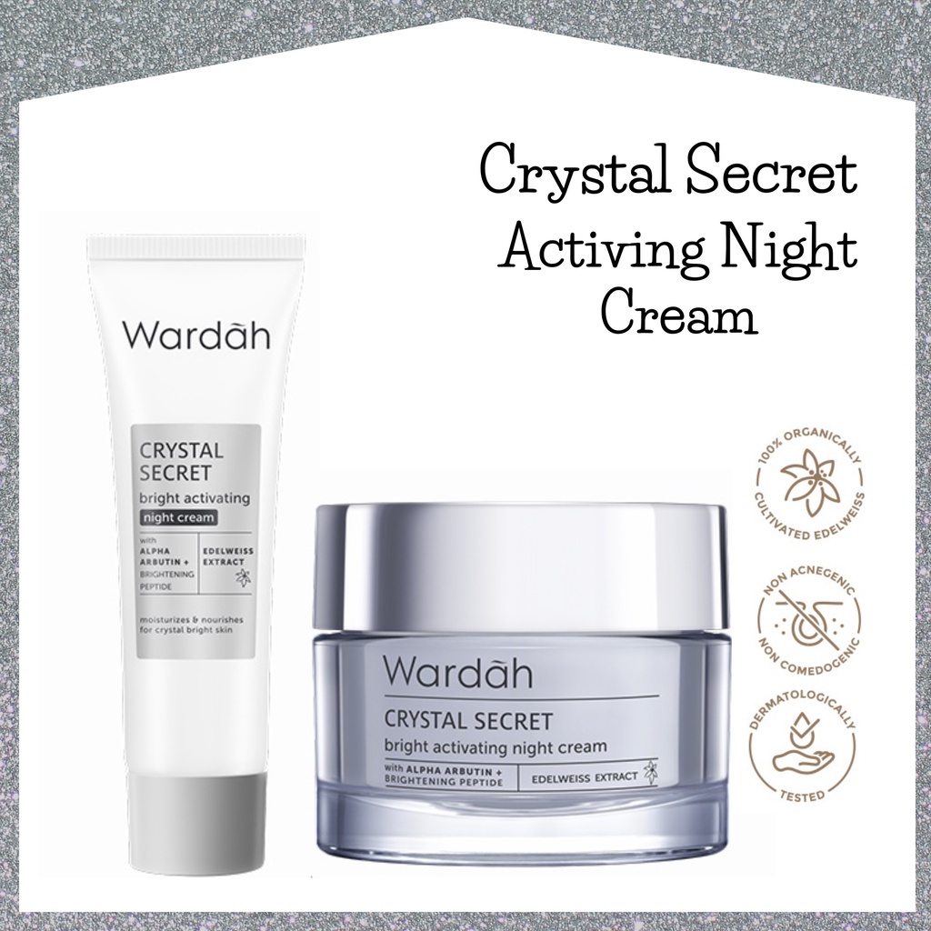 Jual Wardah Crystal Secret Bright Peptide 5% Niacinamide Expert Night ...
