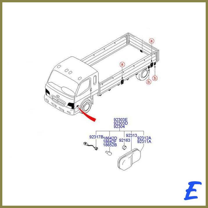 Jual 92303 5H001 Lampu Kiri Hyundai Truck Mighty Ii [Bsmm] | Shopee ...